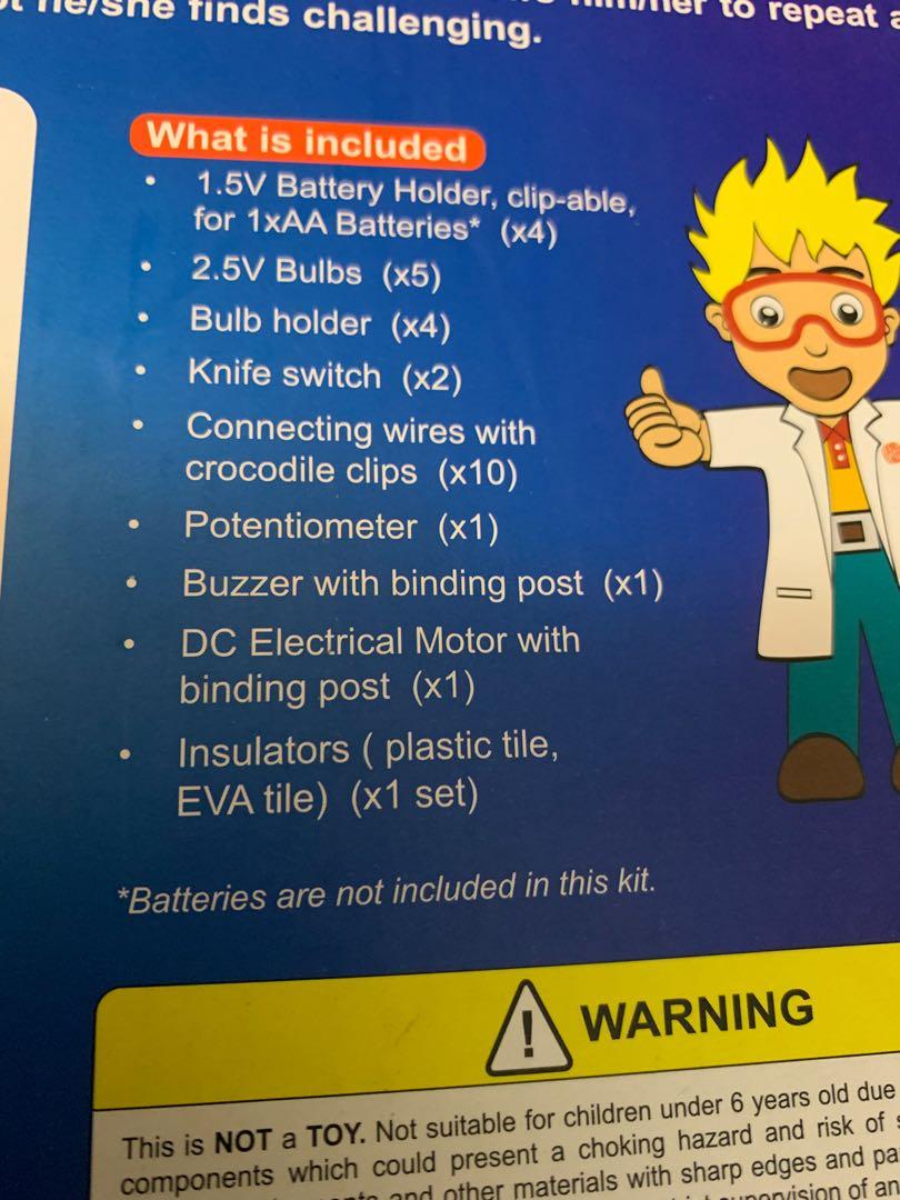LET’s EXPLORE ELECTRICITY KIT - SCIENCE CENTRE - HOMESCHOOL - PSLE ...