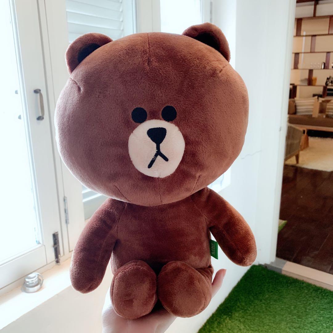 Line Friends Brown Bear, Hobbies & Toys, Toys & Games on Carousell