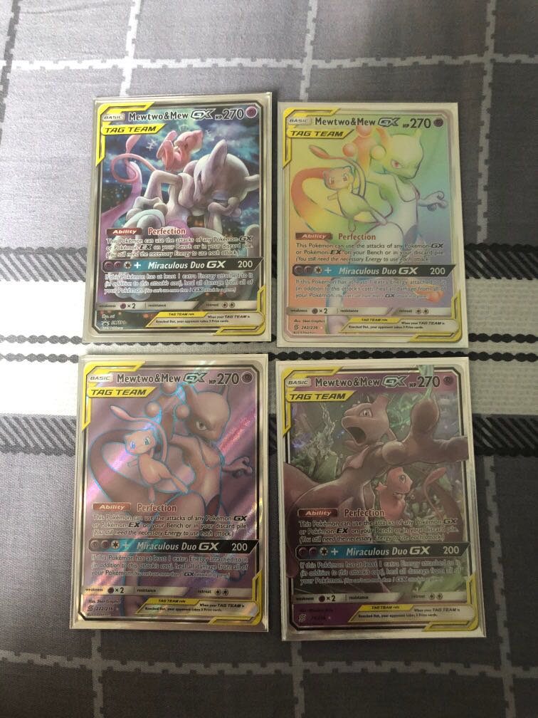 Mewtwo Mew gx set, Hobbies & Toys, Toys & Games on Carousell