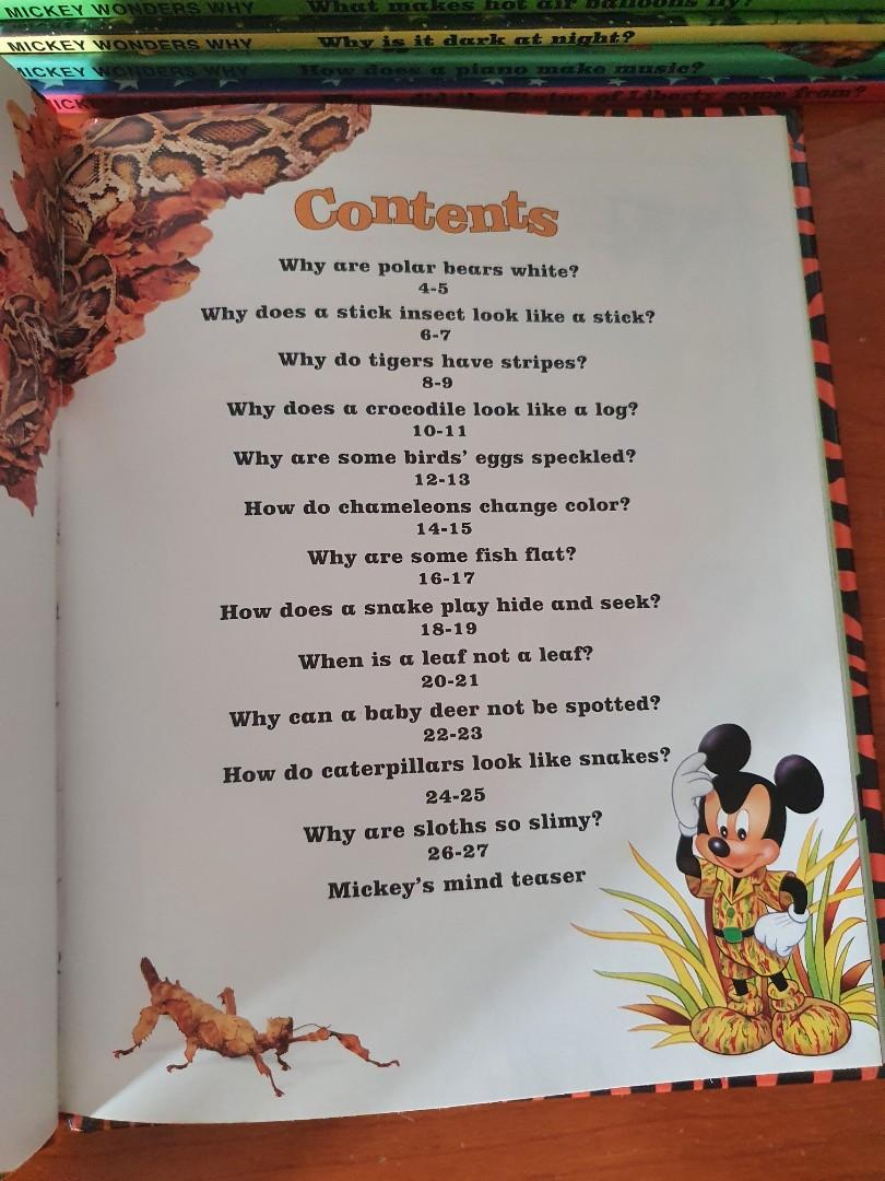 Mickey Wonders Why (24books), Hobbies & Toys, Books & Magazines ...