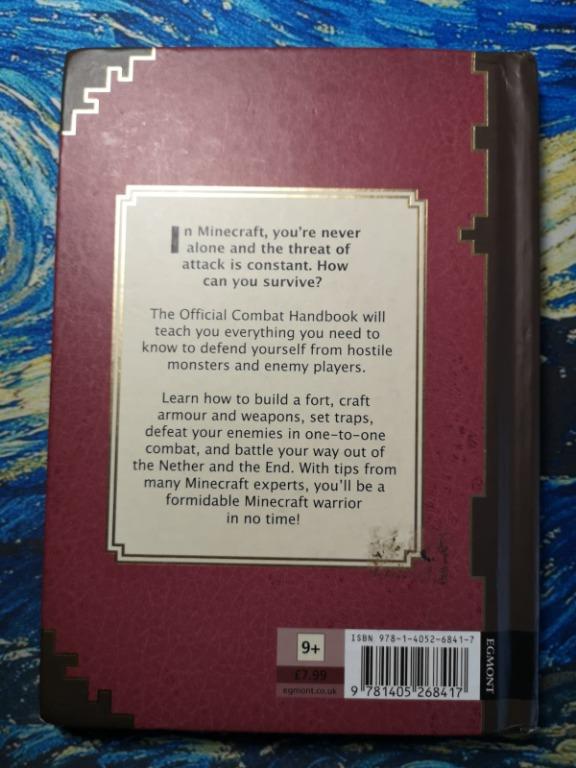 Minecraft combat Handbook, Books & Stationery, Children's Books on ...