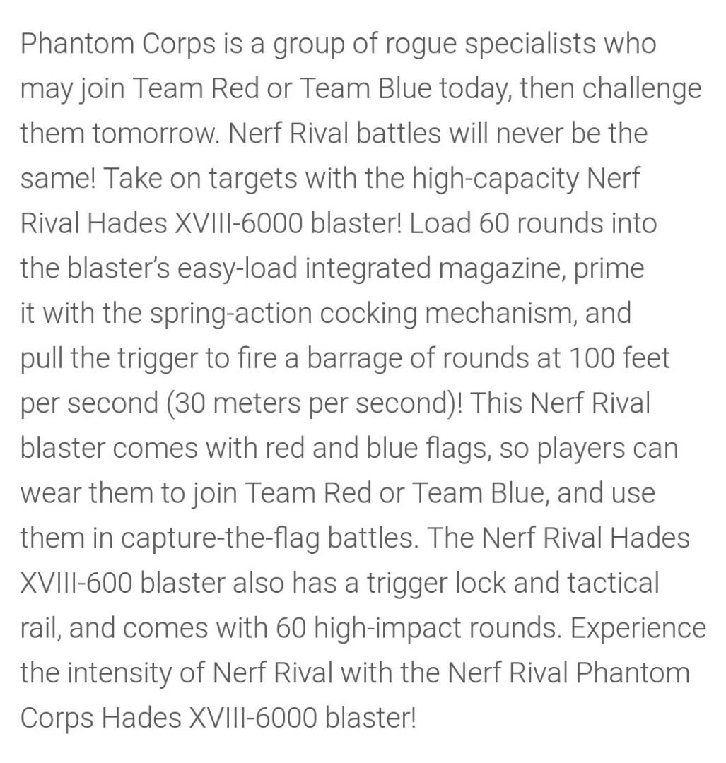 Nerf rival hades XVIII-6000 blaster, Hobbies & Toys, Toys & Games on ...