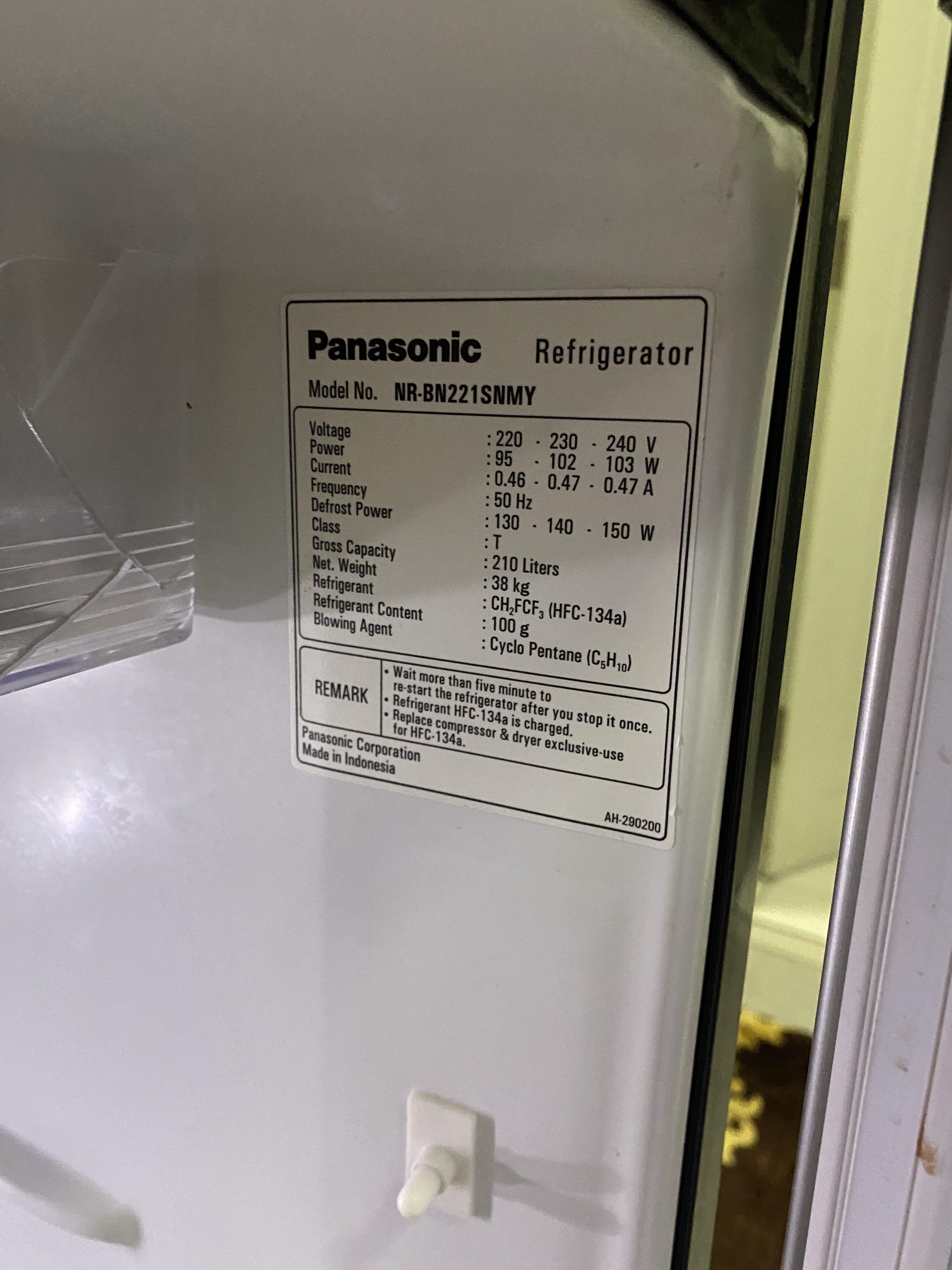 Panasonic Refrigerator, TV & Home Appliances, Kitchen Appliances ...