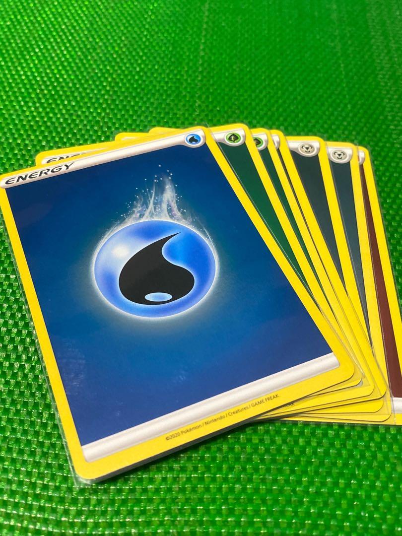 Pokémon Energy Cards (Foil and normal energy), Toys & Games, Board ...