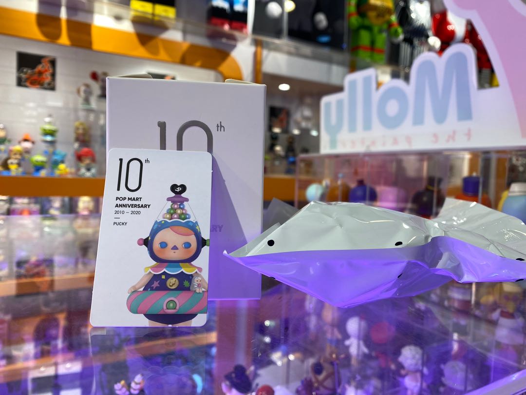 Popmart Pucky 10th anniversary, Hobbies & Toys, Toys & Games on Carousell