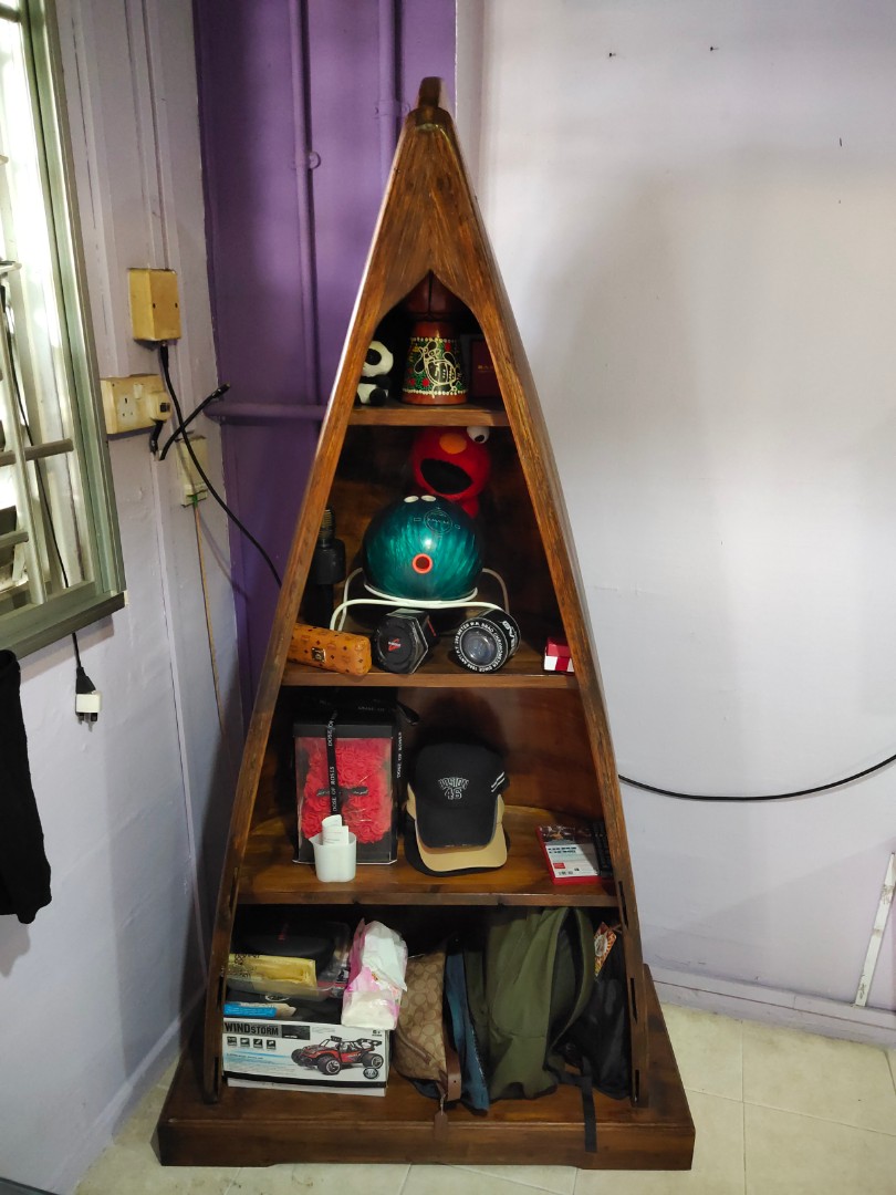Pyramid Shelf (Negotiable), Furniture & Home Living, Furniture, Shelves ...
