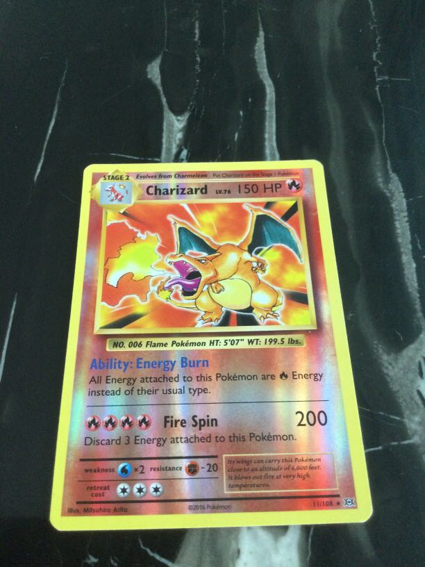 REVERSE CHARIZARD, Hobbies & Toys, Toys & Games on Carousell