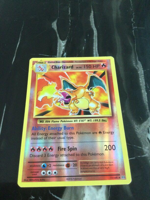 REVERSE CHARIZARD, Hobbies & Toys, Toys & Games on Carousell