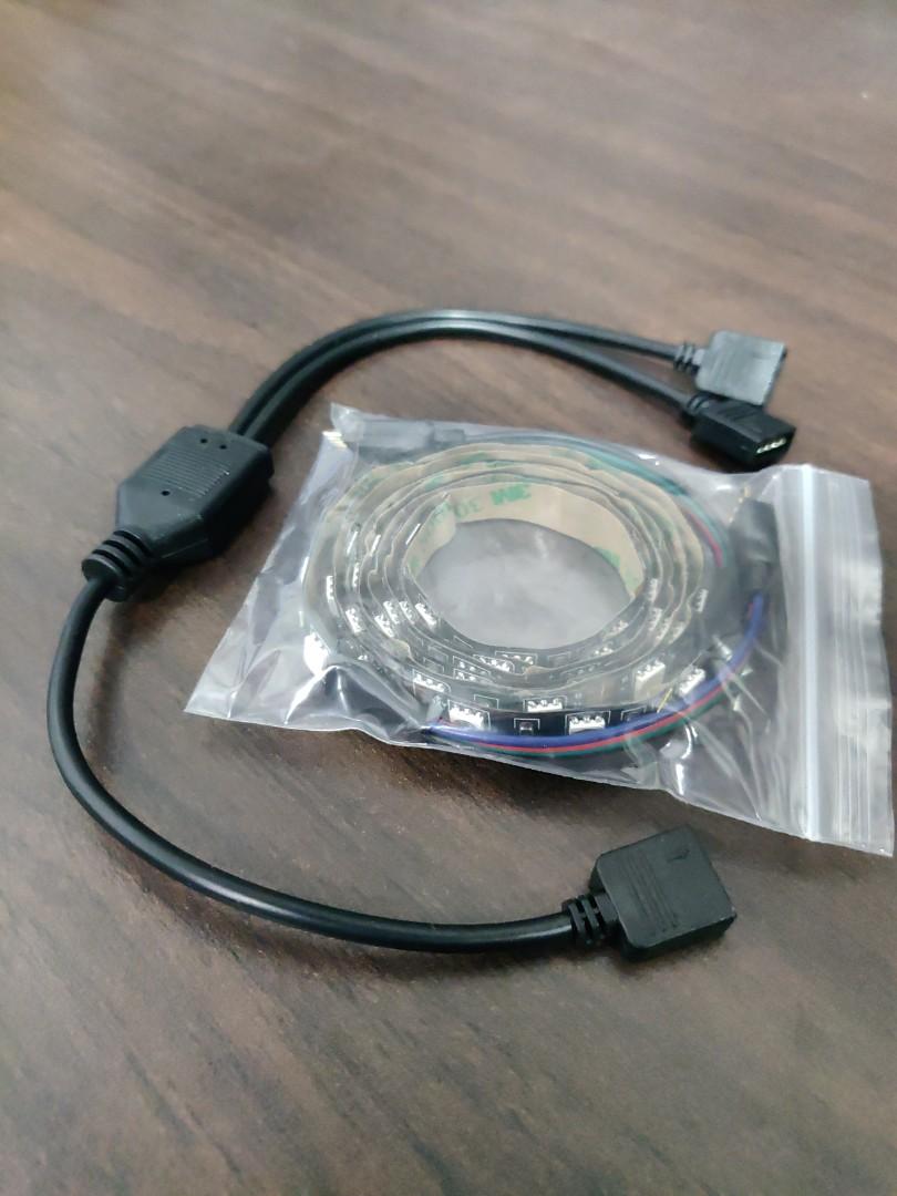 RGB Strip 2x50cm Motherboard Control, Electronics, Computer Parts ...