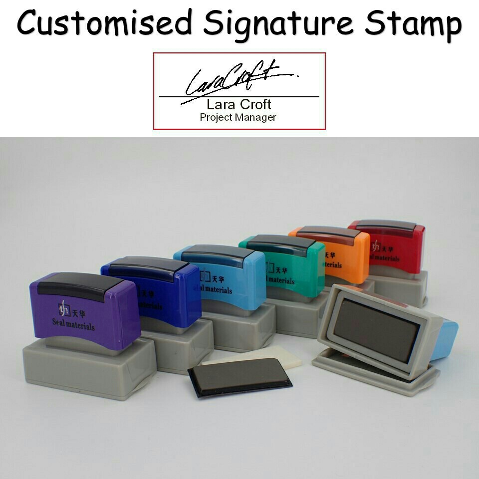 Signature stamp, parents signature chop, Hobbies & Toys, Stationery ...
