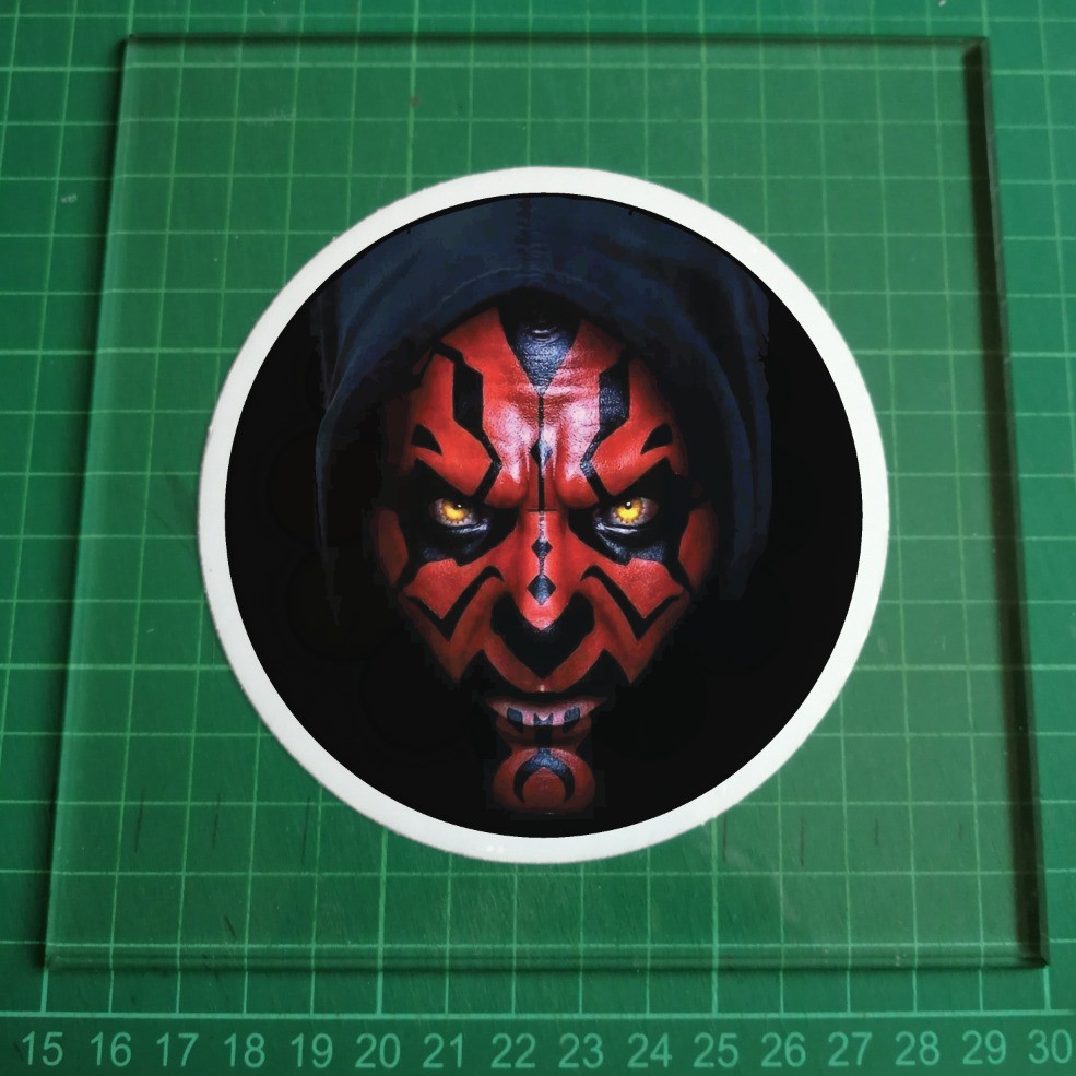 STAR WARS Sith Lord Darth Maul . Car Decal . 110mm diameter . Price ...