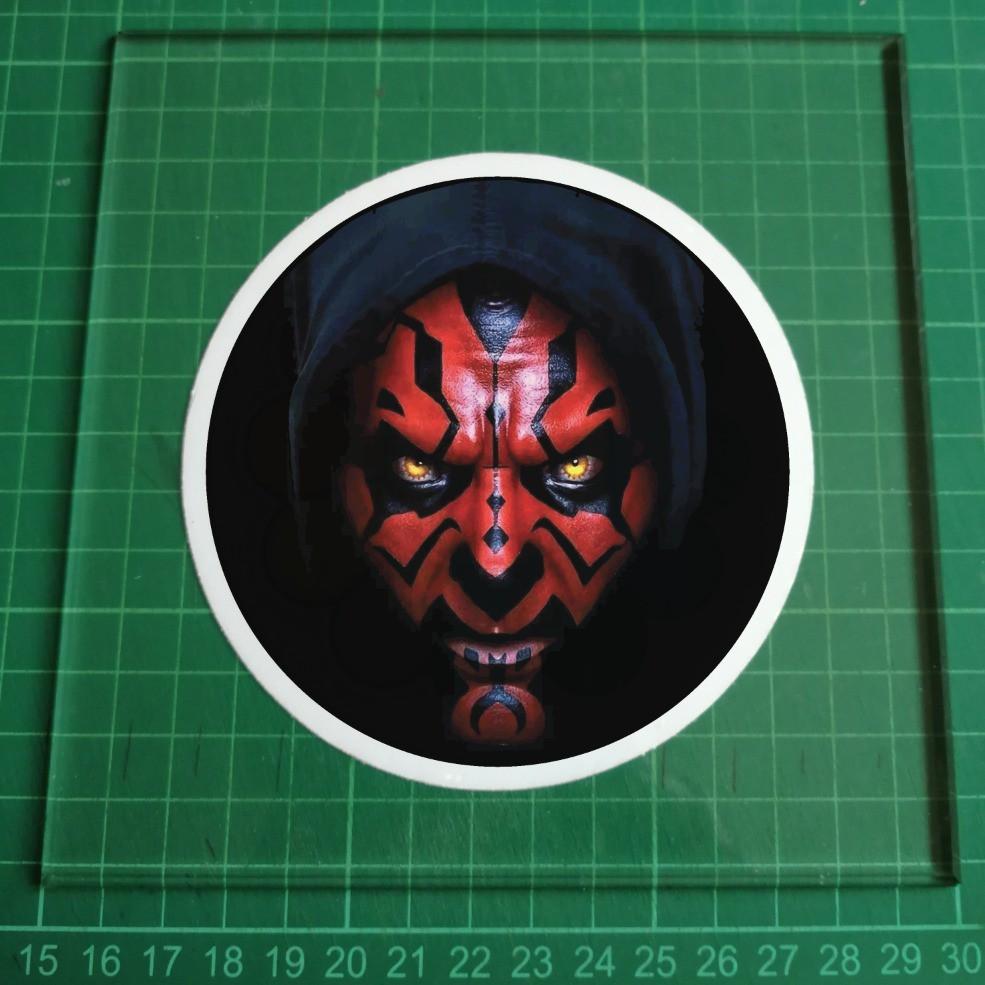 STAR WARS Sith Lord Darth Maul . Car Decal . 110mm diameter . Price ...