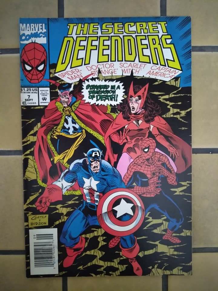 The Secret Defenders #7 ( Andre Coates - Cover Art ) Marvel Comic ...