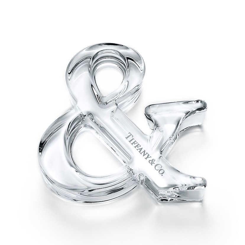 Tiffany & Co. "&" symbol crystal paperweight, Luxury, Accessories on ...