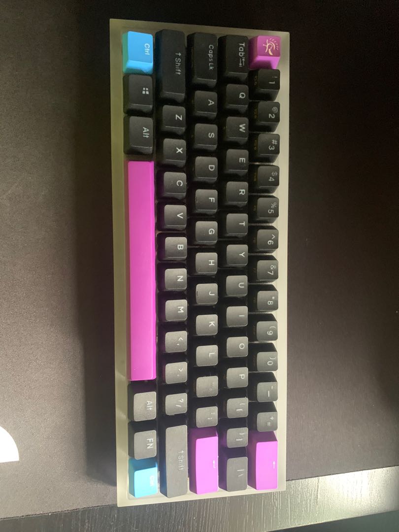 Tofu acrylic 60% keyboard (no keycaps), Computers & Tech, Parts ...