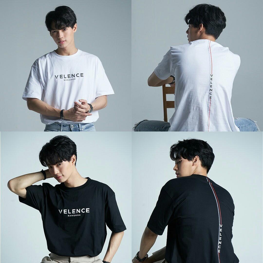 VELENCE Oversized T-Shirt Black and White by Win Metawin, Hobbies ...