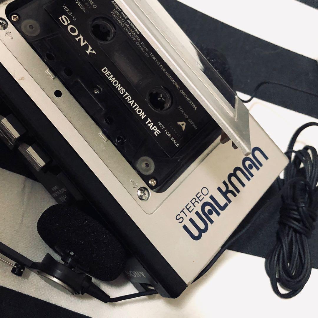 Vintage Sony WM1 Walkman Cassette Player with Sony MDR1 Headphones ...