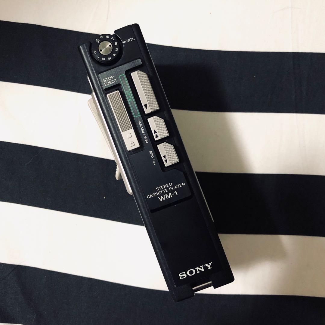 Vintage Sony WM1 Walkman Cassette Player with Sony MDR1 Headphones ...