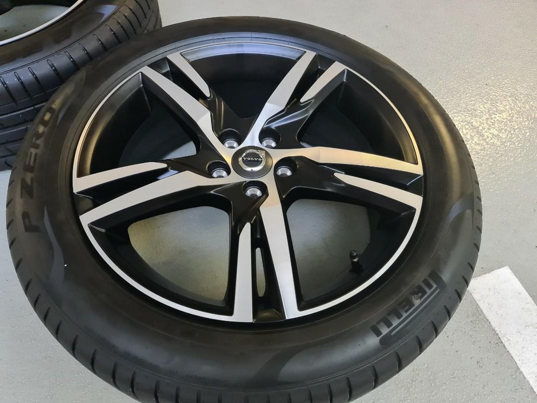 Volvo R-Design Rims and Tyres, Car Accessories, Tyres & Rims on Carousell