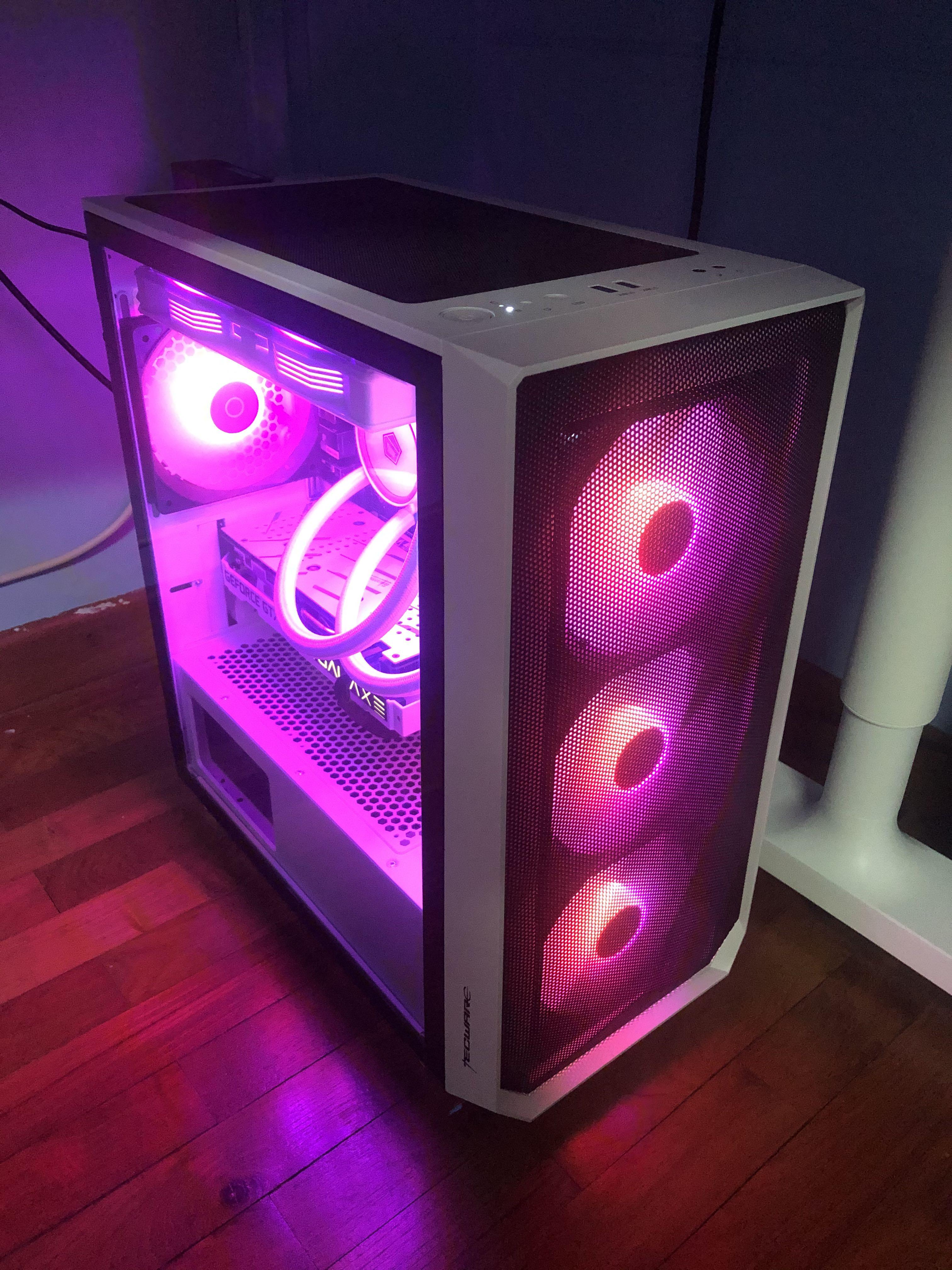 Budget-mid Tier ARGB White Gaming PC, Computers & Tech, Parts ...