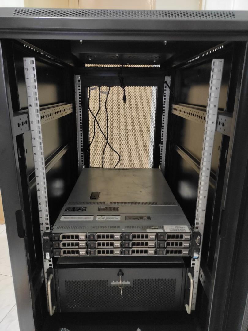 FREE Delivery 18U server rack, Computers & Tech, Parts & Accessories ...