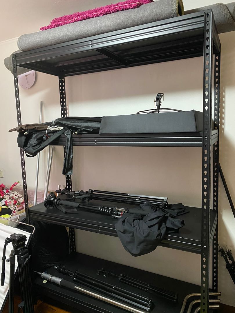 4 tier full metal bolt less rack, Furniture & Home Living, Furniture ...