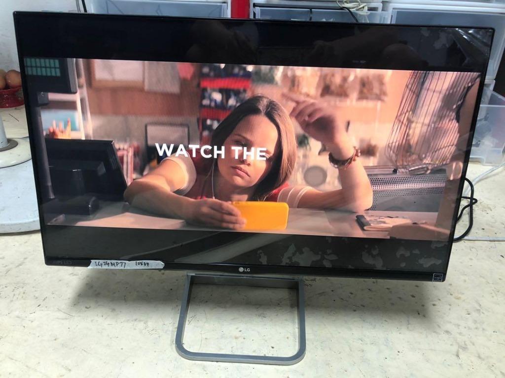 LG 24吋 24inch 24MP77 1080P 無邊框顯示屏 Narrow border Monitor (有喇叭 Speaker ...