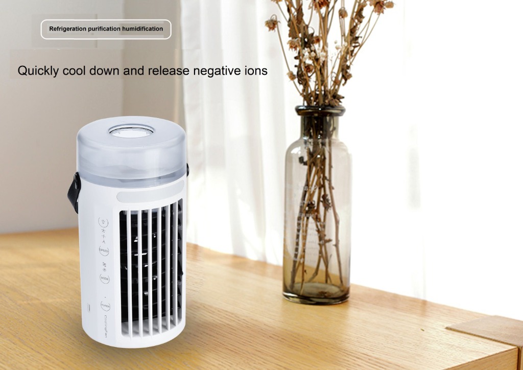 Air Purifier/Humidifier Tower Cooler Fan Vertical Bladeless Fan Air ...