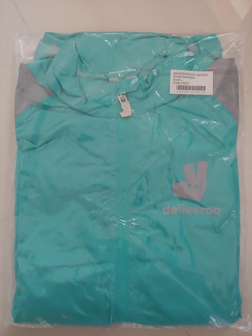 Deliveroo Rain Jacket, Sports Equipment, Sports & Games, Water Sports ...
