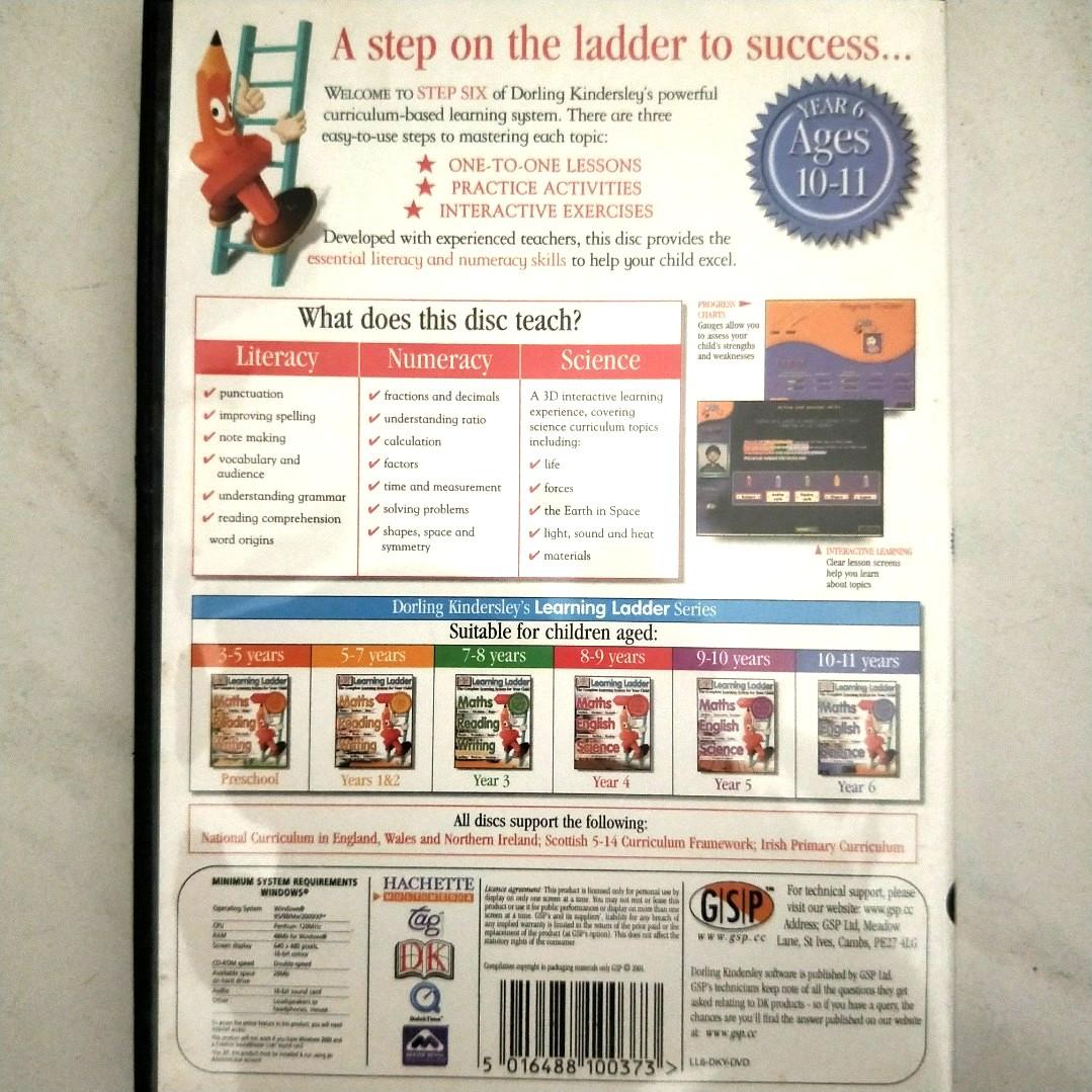DK PC CD-ROM Learning Ladder The Complete Learning System for Your ...