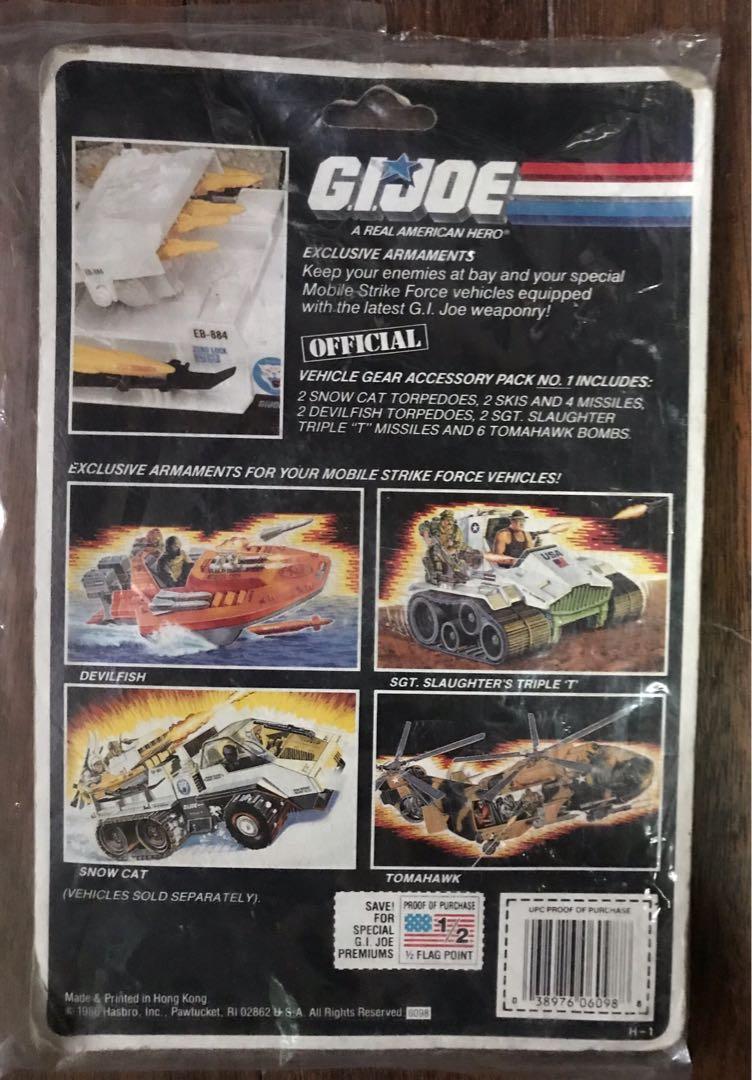 Gi joe vehicle gear accessory pack 1 vintage, Hobbies & Toys, Toys ...
