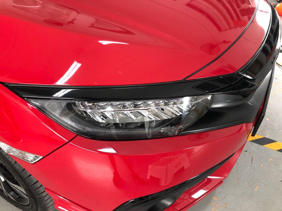 Honda Civic FC front grill sticker wrap, Car Accessories, Accessories ...