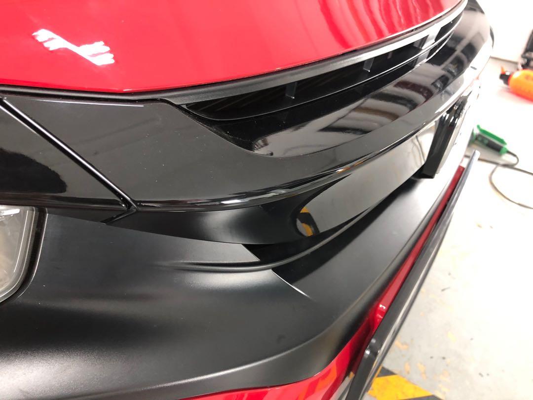 Honda Civic FC front grill sticker wrap, Car Accessories, Accessories ...