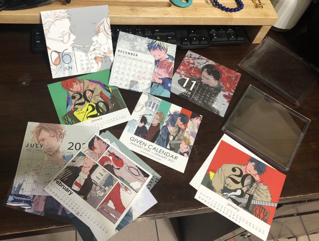 [CLOSE 5/12] GIVEN ANIME 2021 CALENDAR PRE ORDER, Hobbies & Toys ...