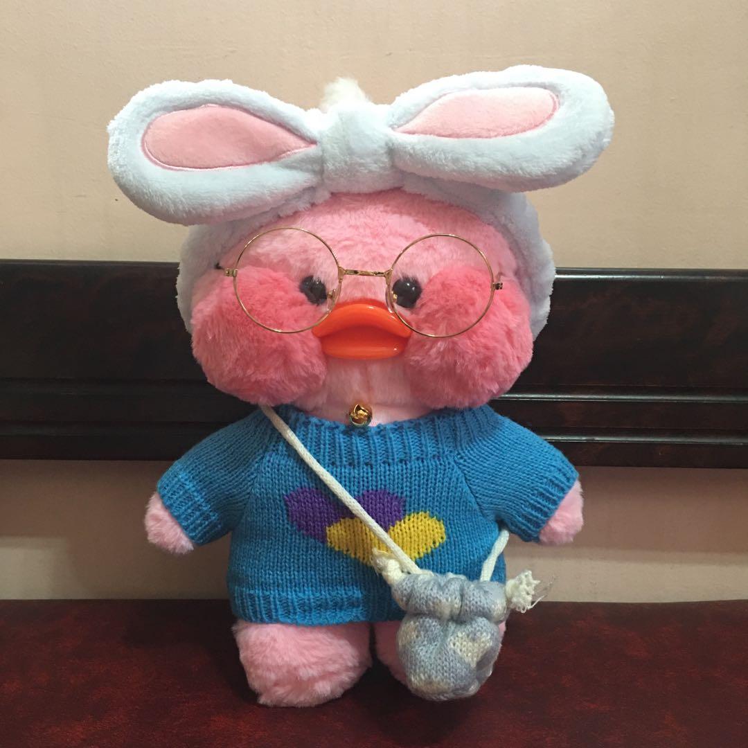 Lala Fanfan Duck Korea 30cm Cute Stuffed Toy Plushie Dress Up Doll ...