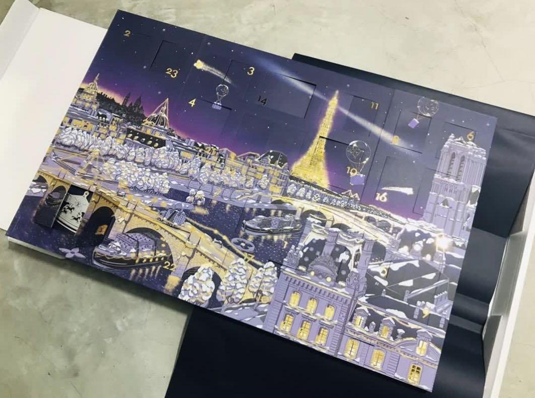Louis Vuitton LV 2020 聖誕月曆 Xmas Advent Calendar, 名牌, 飾物及配件 - Carousell