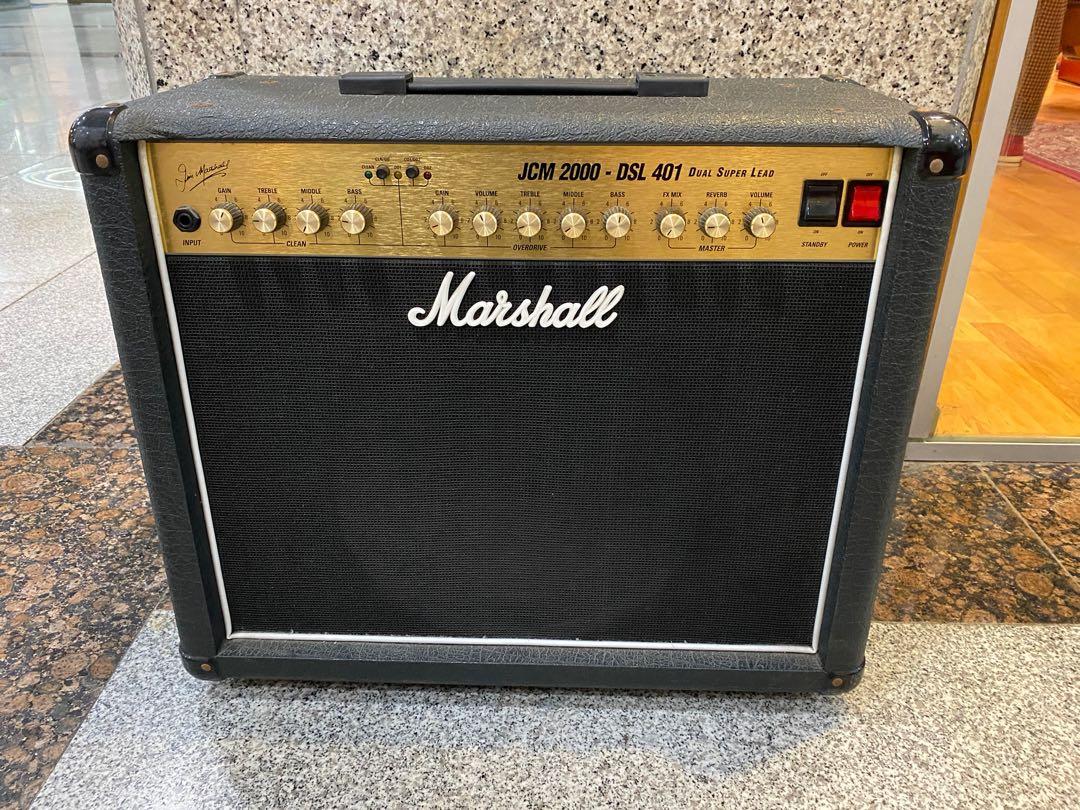 Marshall JCM 2000 DSL 401 Dual Super Lead 1x12 Tube Combo Amplifier, Hobbies & Toys, Music ...