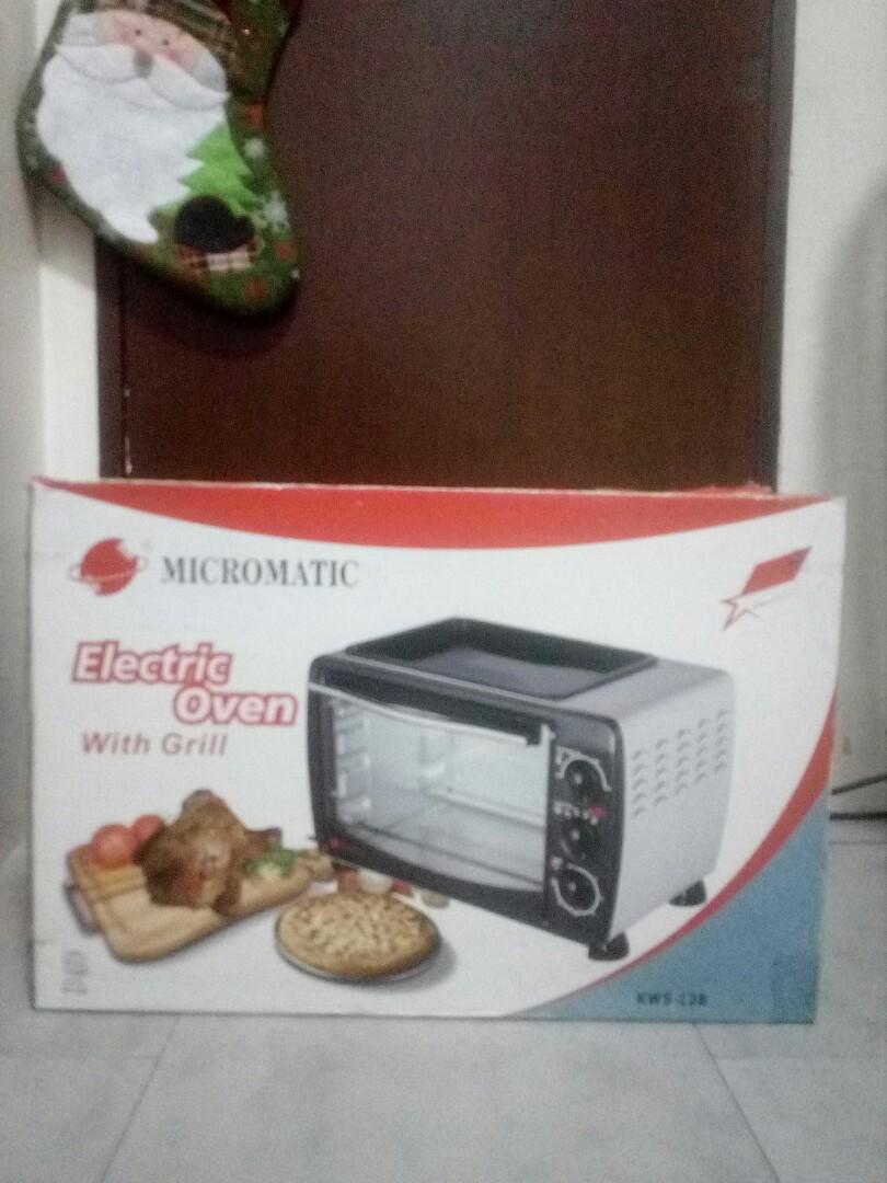 Micromatic Electric Oven with Grill, Furniture & Home Living ...