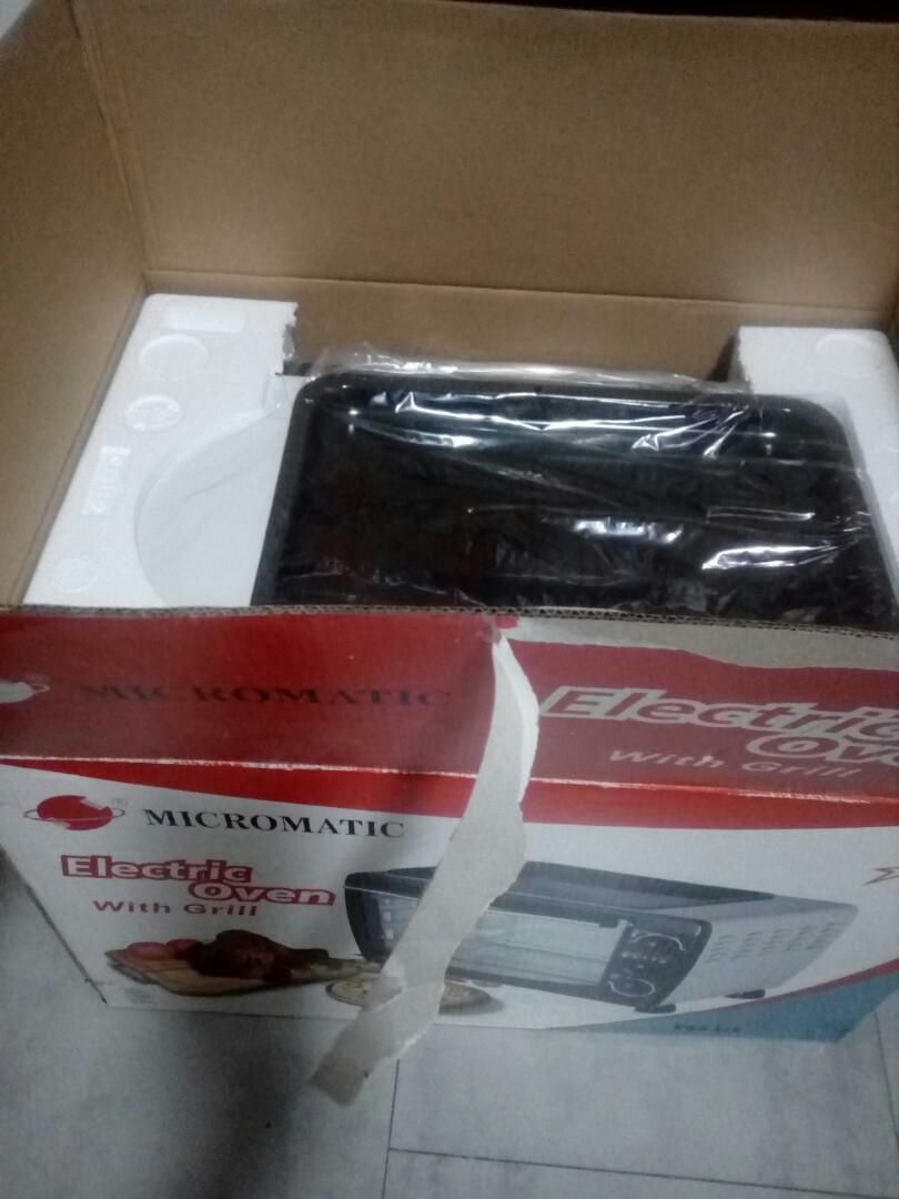 Micromatic Electric Oven with Grill, Furniture & Home Living ...