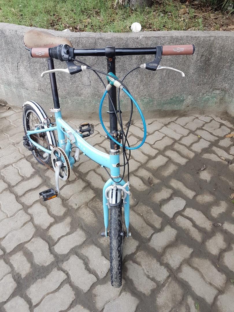 Mini Cooper Folding Bike, Alloy 18', Sports Equipment, Bicycles & Parts ...