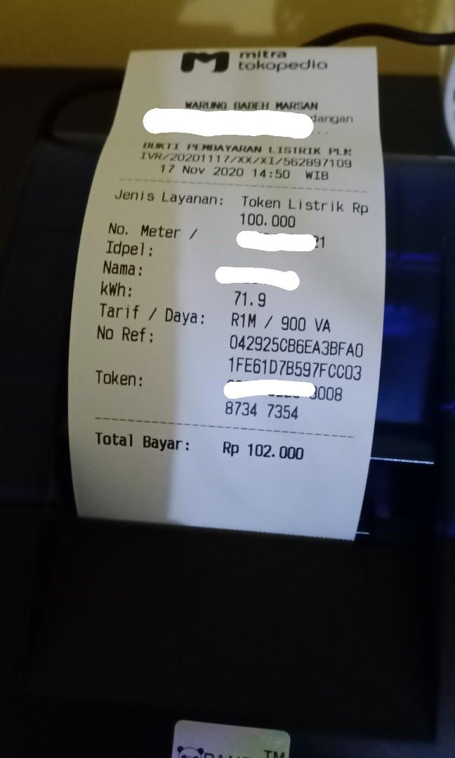 MINI PORTABLE/MOBILE RECIEPT POS PRINTER BLUETOOTH PANDA PRJ-58D 58MM KERTAS THERMAL KASIR ...