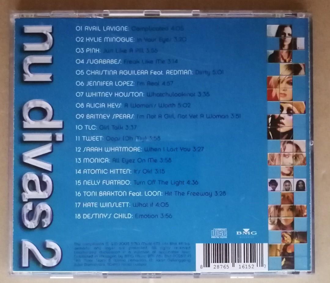 NU Divas 2 VA Toni Braxton Whitney Houston Britney Spears CD, Hobbies & Toys, Music & Media, CDs ...