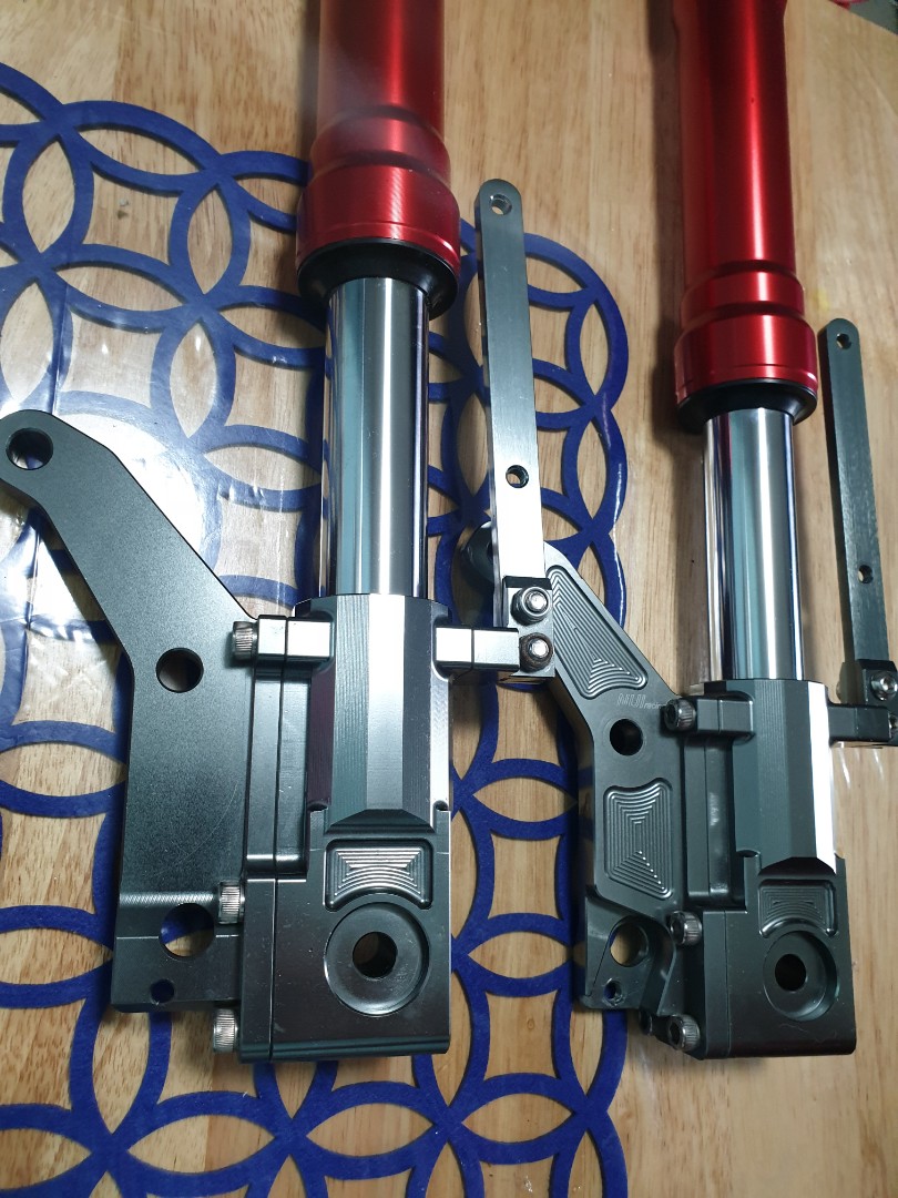 Nui racing inverted fork(Aerox), Motorcycles, Motorcycle Accessories on ...