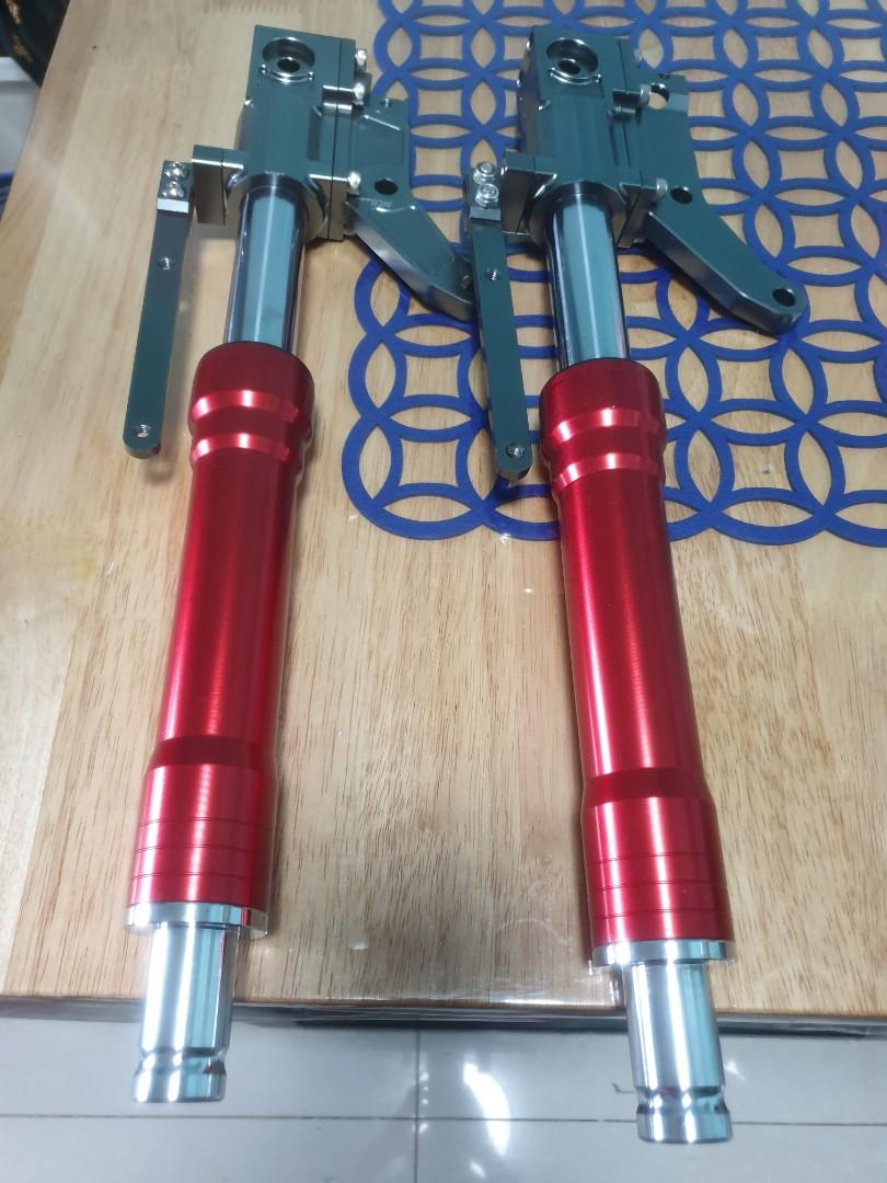 Nui racing inverted fork(Aerox), Motorcycles, Motorcycle Accessories on ...