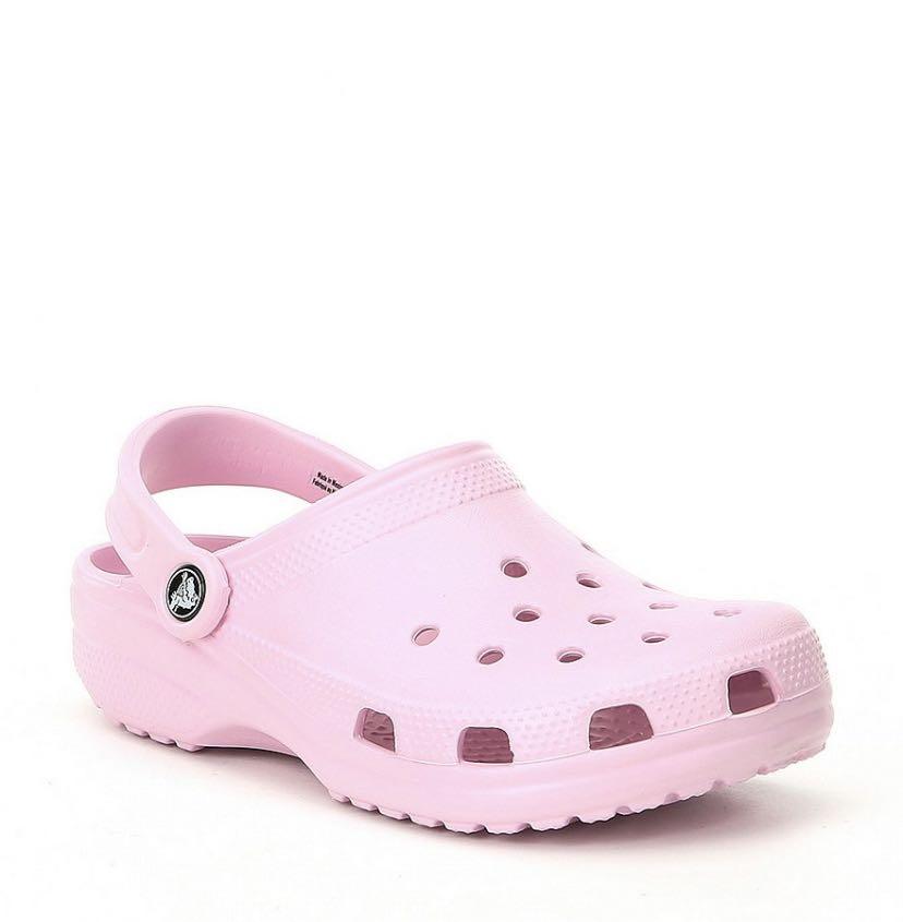 pink pastel crocs, Women's Fashion, Footwear, Flipflops and Slides on ...