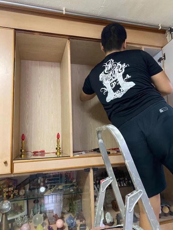 PREMIUM KOREA INTERIOR FILM STICKER WITH INSTALLATION, Furniture & Home ...