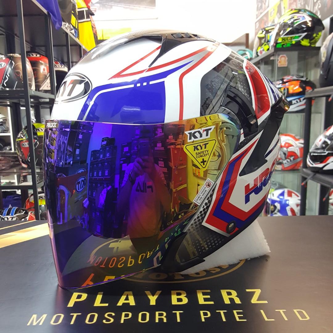 *RARE KYT NFJ HRC HELMET..!!, Motorcycles, Motorcycle Apparel on Carousell