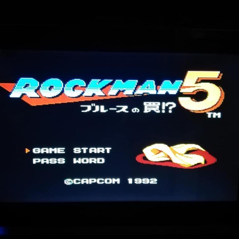 Nintendo Family Computer Famicom Rockman 5 , Video Gaming, Video Games ...