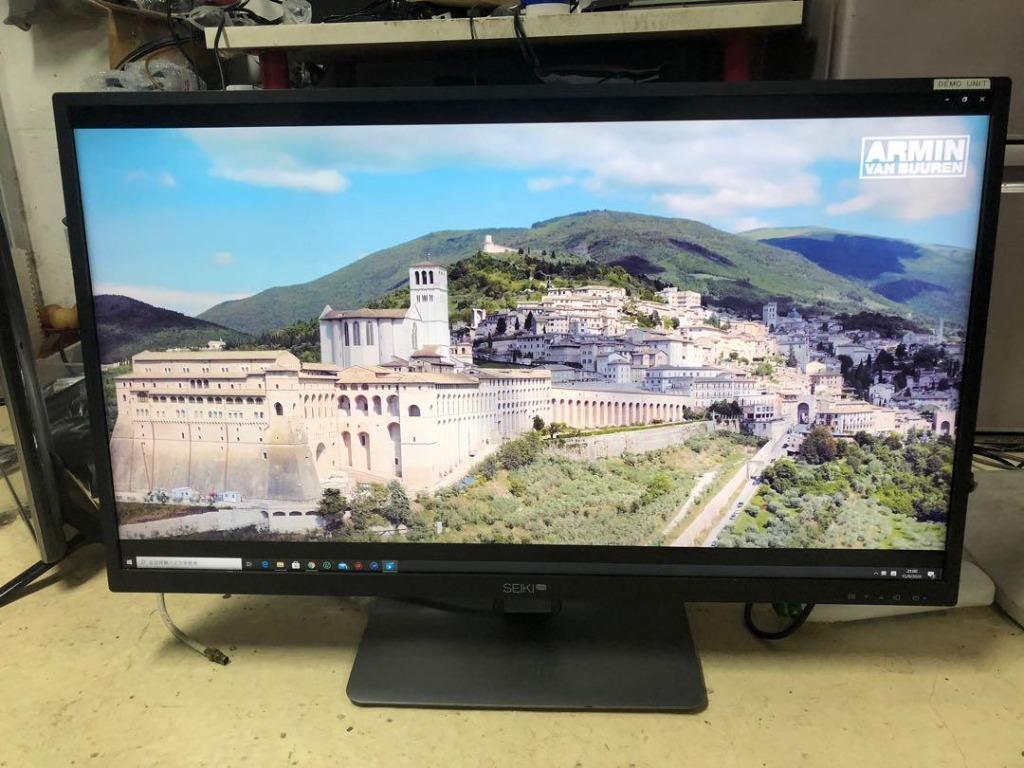 Seiki 40吋 40inch SM40UNP 4k 電腦顯示器 monitor $2300, 電腦＆科技, 電腦周邊及配件, 電子屏幕 ...
