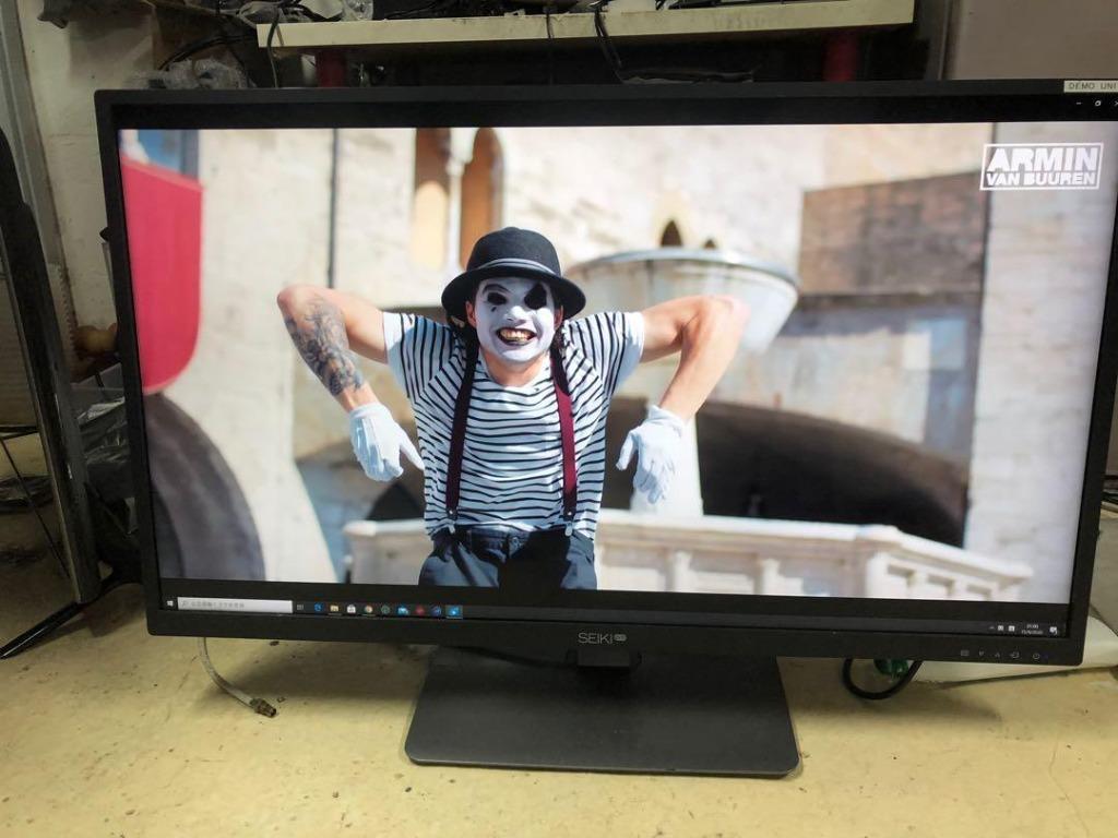 Seiki 40吋 40inch SM40UNP 4k 電腦顯示器 monitor $2300, 電腦＆科技, 電腦周邊及配件, 電子屏幕 ...